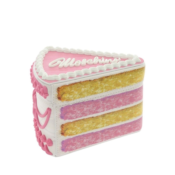 Moschino | Bags | Aw2 Moschino Couture Jeremy Scott Cake Slice Clutch ...